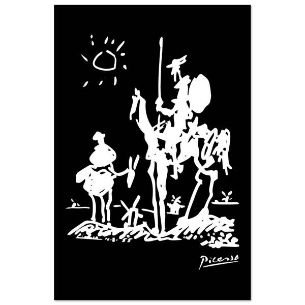Pablo Picasso Don Quixote of La Mancha 1955 Artwork Poster – Domestic ...