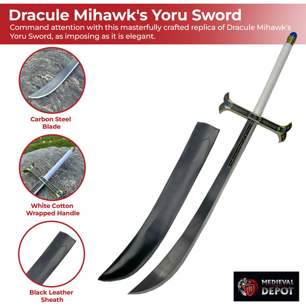 Dracule Mihawk Yoru Sword Replica – Domestic Platypus