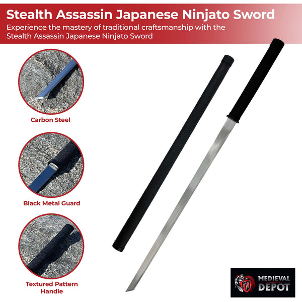 Stealth Assassin Japanese Ninjato Sword – Domestic Platypus