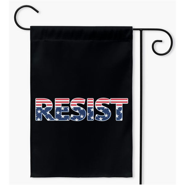 Patriotic RESIST Yard Flag – Domestic Platypus