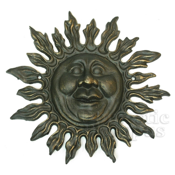 Garden Gods Cast Iron SUN FACE Plaque – Domestic Platypus
