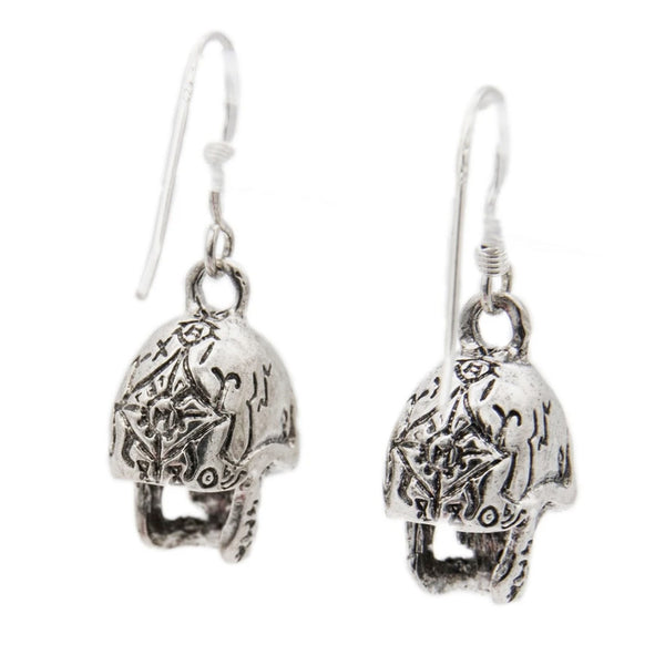 DRESDEN FILES Official BOB THE SKULL Earrings, 3D Sterling Silver ...