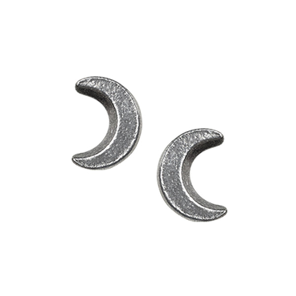 Sickle Moon Stud Earrings, Alchemy Gothic – Domestic Platypus
