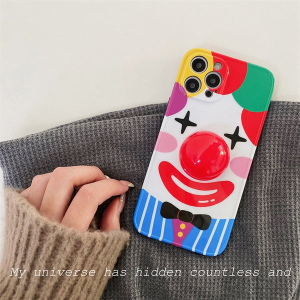 Classic Cartoon Clown Phone Case for iPhone – Domestic Platypus