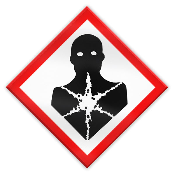 Mutagen Hazard Sign Metal Magnet – Domestic Platypus