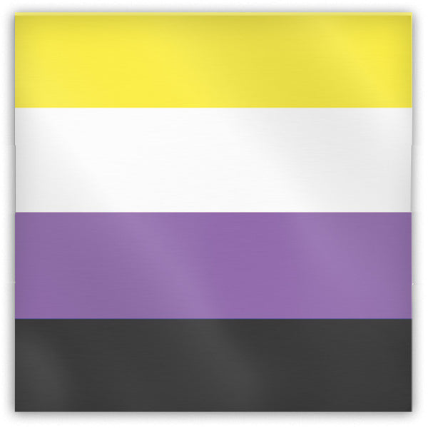 Non-Binary Pride Stripes Magnet LGBTQ LGBTQIA LGBTQX NB Enby Nonbinary ...