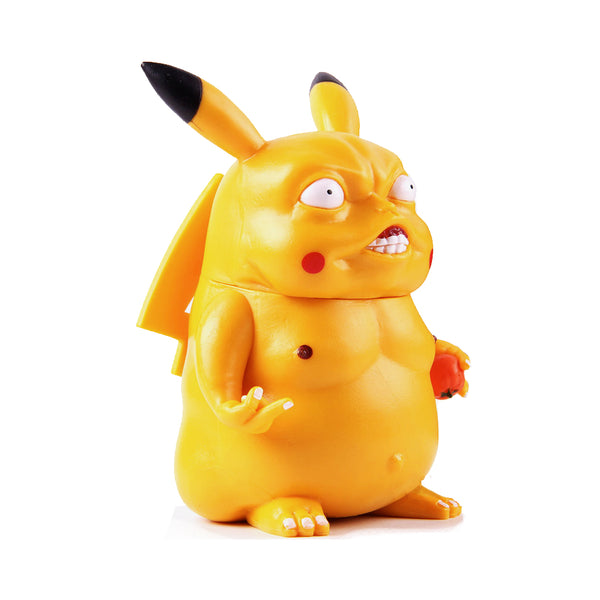 Rage Face Pikachu PVC Figure, Funny Freaky Weird Pokemon Parody Toy ...