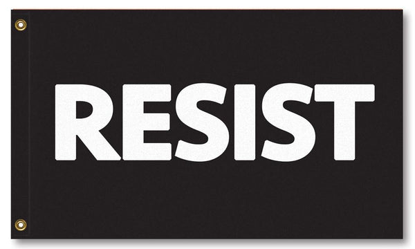 RESIST FLAG, Quality Anti-Trump Anti-Fascist Resistance Protest Banner ...