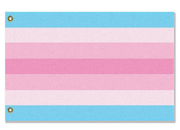 Transfeminine Pride Flag, Custom LGBTQIA Trans-Feminine Transgender ...