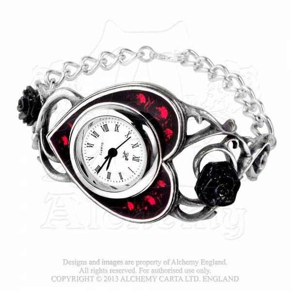 Bed of Blood Roses Wristwatch, Alchemy Gothic – Domestic Platypus