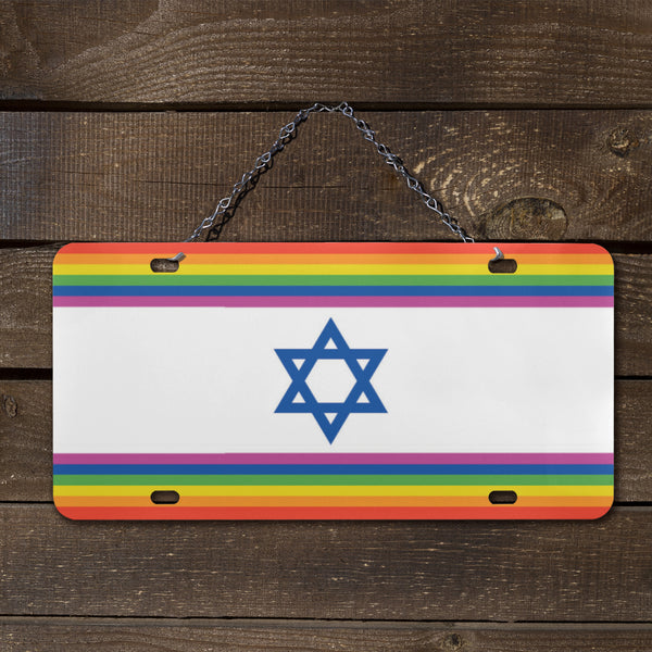 Israeli LGBTQIA Pride License Plate – Domestic Platypus