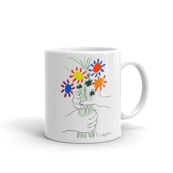 Pablo Picasso Bouquet of Peace 1958 Artwork Mug – Domestic Platypus