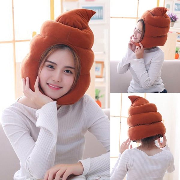 Poo Head Plush Hat – Domestic Platypus