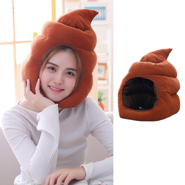 Poo Head Plush Hat – Domestic Platypus
