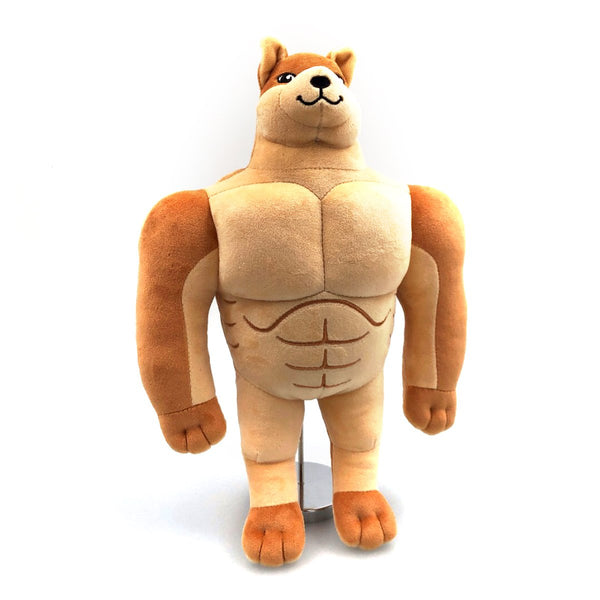 Swole Doge Plush - 12 inch Meme Toy – Domestic Platypus