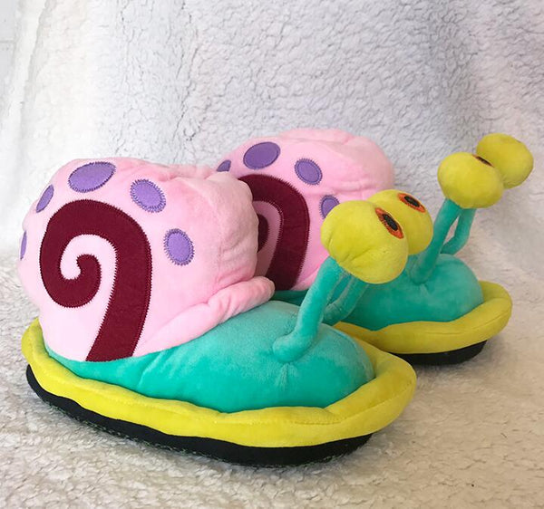 Gary The Snail Slippers - Soft, Comfortable & Cute, Meow! - Great Gift ...